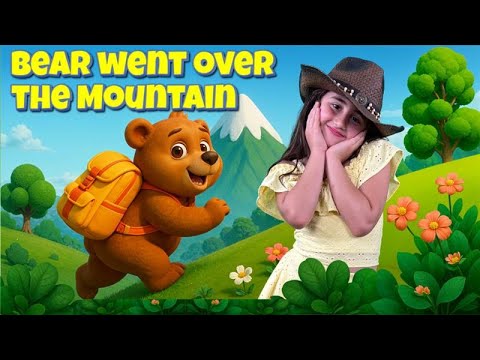 The Bear Went over the Mountain | Animal Nursery Rhymes | Action Songs ...